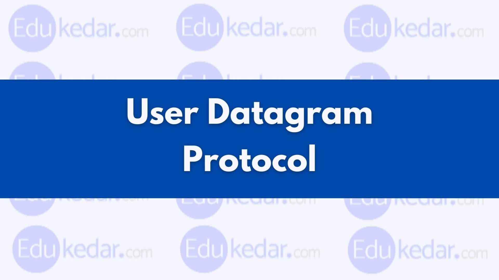 User Datagram Protocol: UDP Vs TCP, Work, Header, Use, DDoS Attacks