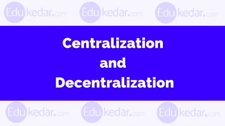 Centralization And Decentralization: Difference, Advantage & Disadvantage