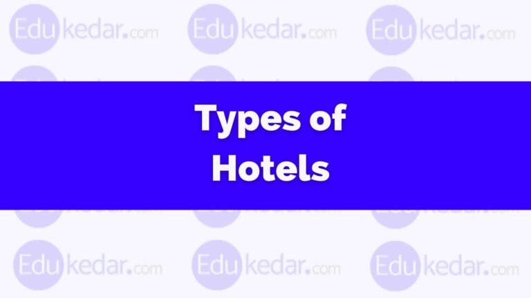 Types of Hotels: Motel, Resort, Lodge, Inn, Accommodation Rooms