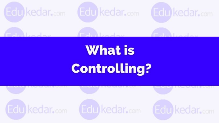 What is Controlling in Management? Definition, Objectives, Feature
