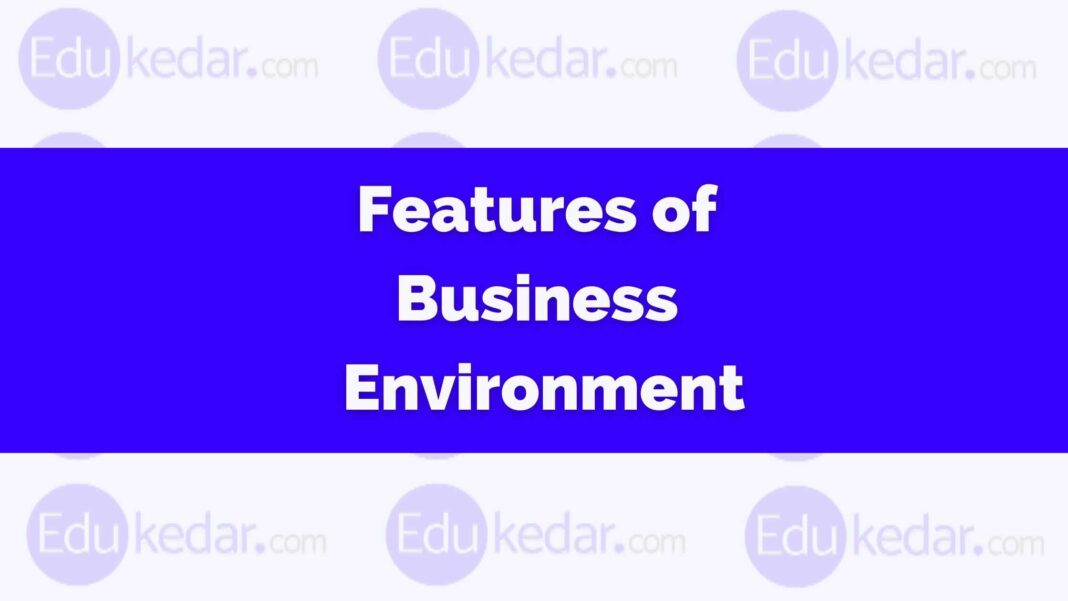 Features of Business Environment: Nature and Characteristics