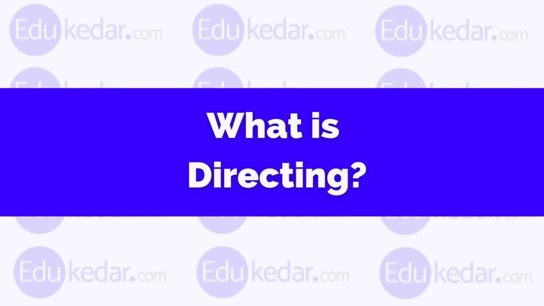 What is Directing in Management: Meaning, Definition, Principles