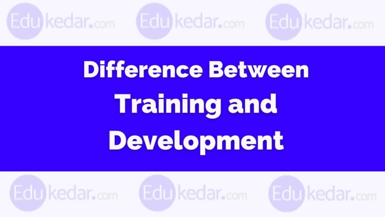 Difference between Training and Development (with Examples)