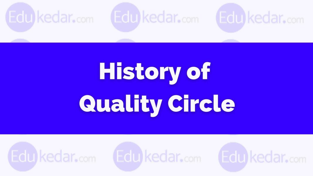 History of Quality Circle: Father of Q. Control, Structure, Tools