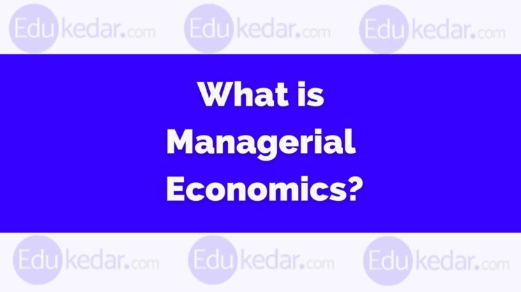 What is Managerial Economics? Meaning, Definition, Nature, Types