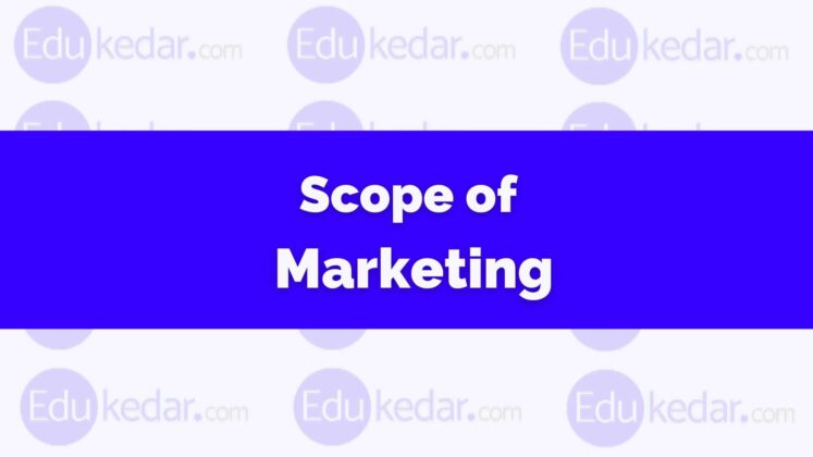 Scope of Marketing